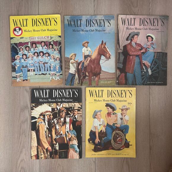 Disney | Other | Vintage 956 Walt Disneys Mickey Mouse Club Magazines ...
